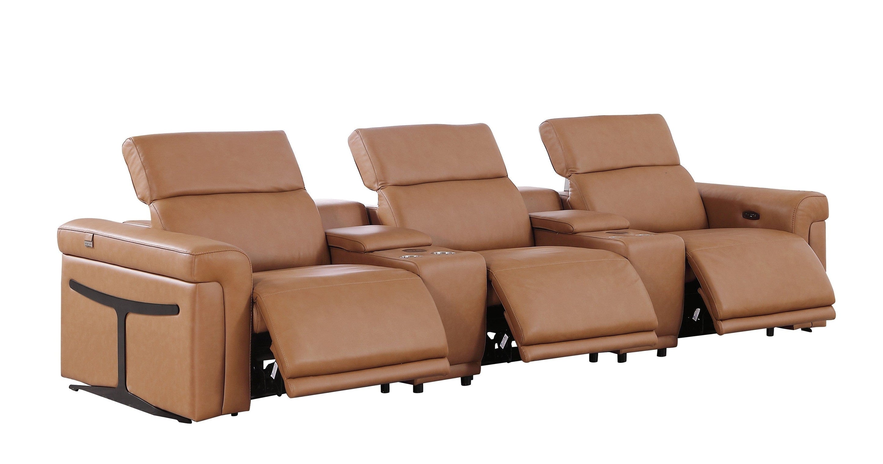 Global United 1126 - Divanitalia 5PC Power Reclining Sofa – Elite ...