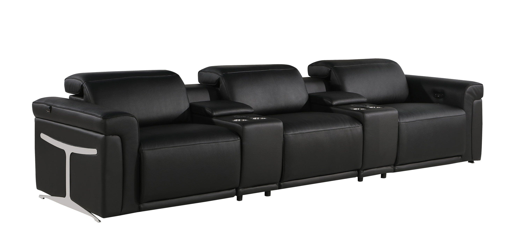 Global United 1126 - Divanitalia 5PC Power Reclining Sofa – Elite ...