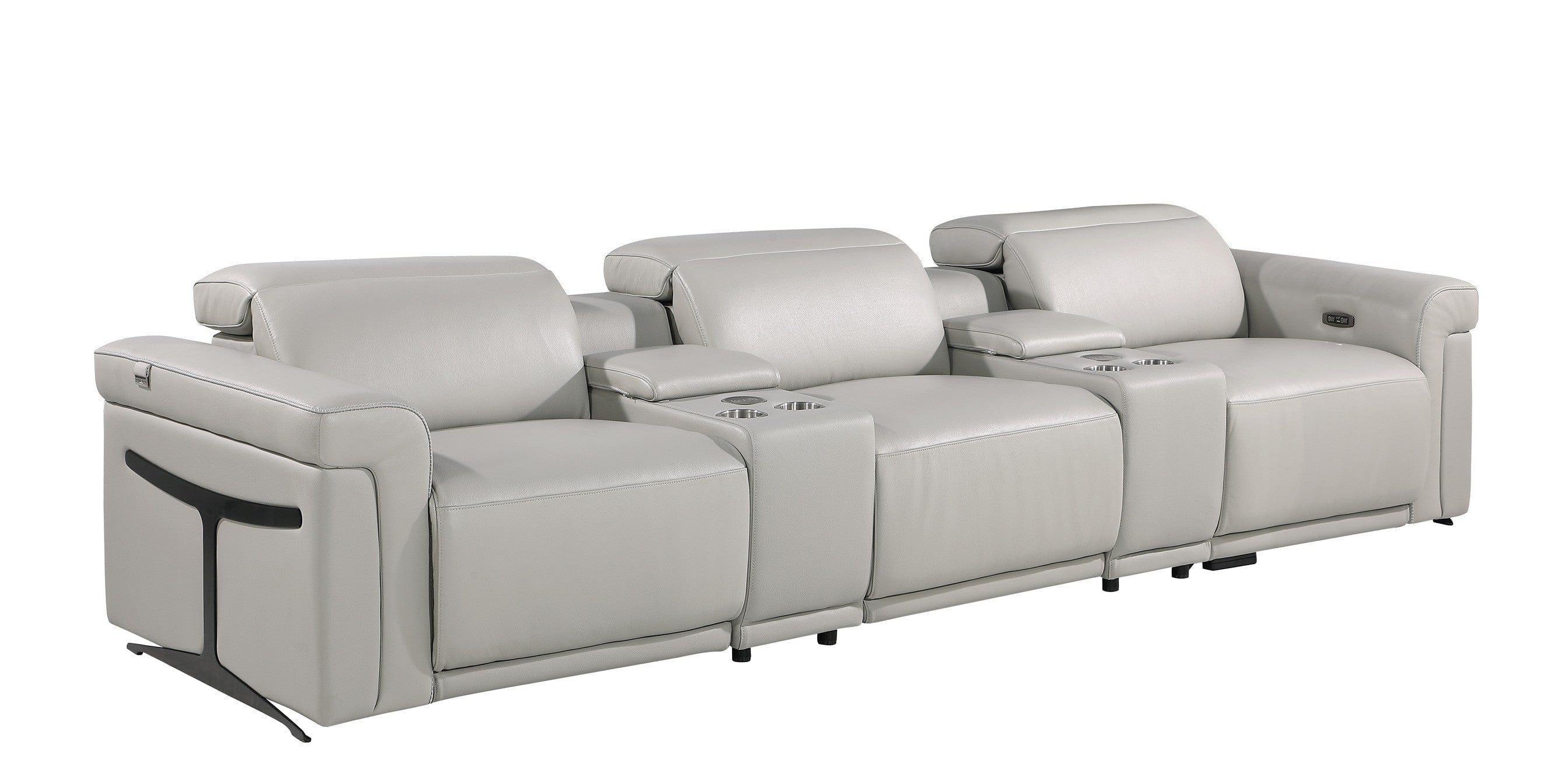 Global United 1126 - Divanitalia 5PC Power Reclining Sofa – Elite ...